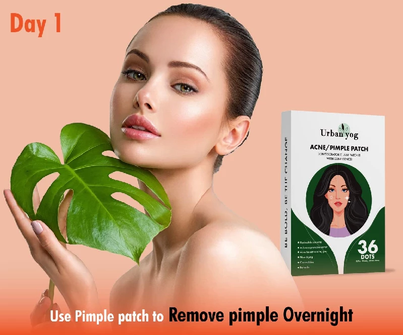 Urban yog Acne Pimple Patch Invisible Facial Stickers & Anti Pigmentation Serum